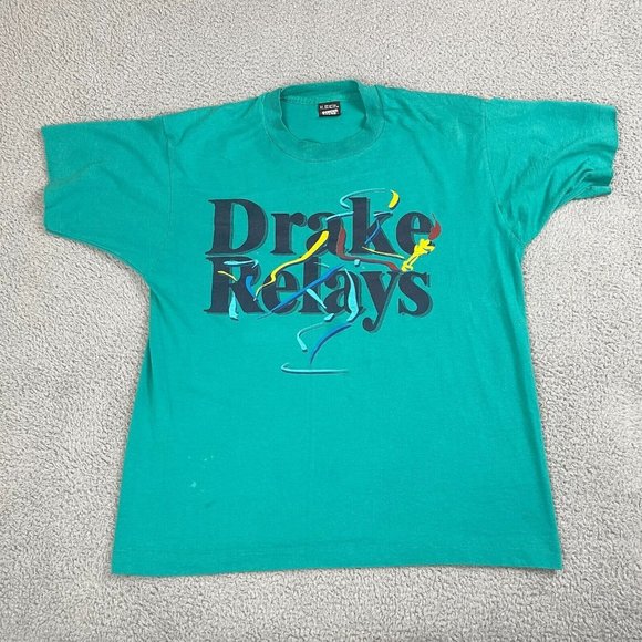 Screen Stars | Shirts | Vintage 9s Drake Relays Track And Field T Shirt ...
